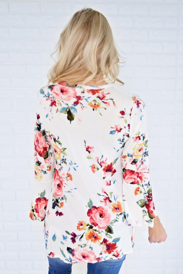 Southern Belle Floral Top – The Pulse Boutique