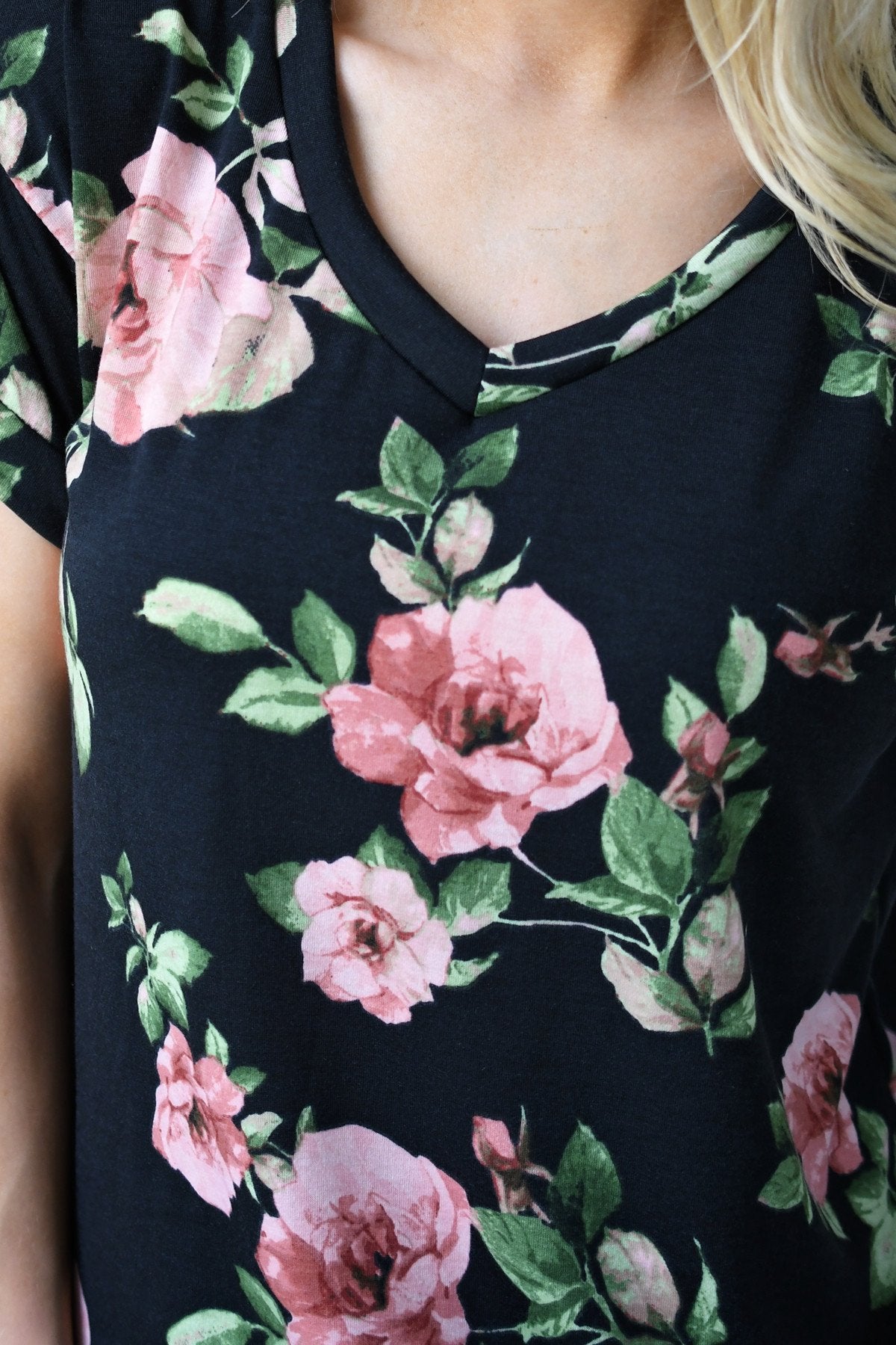 Romantic in Roses Floral Top – The Pulse Boutique