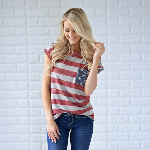American Made Pocket Top – The Pulse Boutique