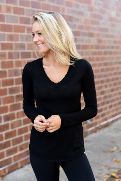 Get Comfy Black Sweater – The Pulse Boutique