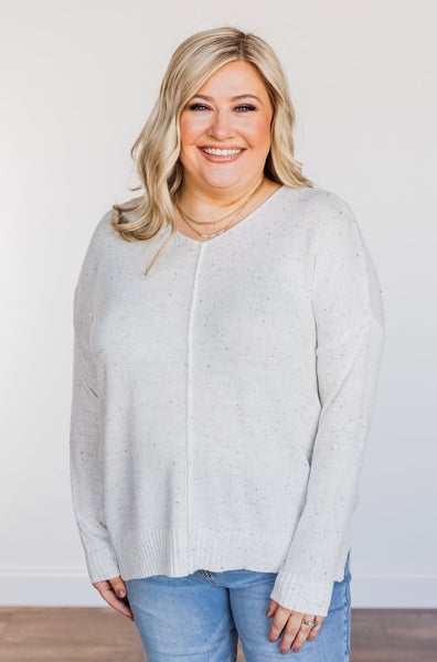 Sheer Delights Knit Sweater- Ivory – The Pulse Boutique