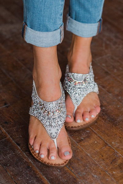 Naughty Monkey Ice Berg Sandals- White – The Pulse Boutique