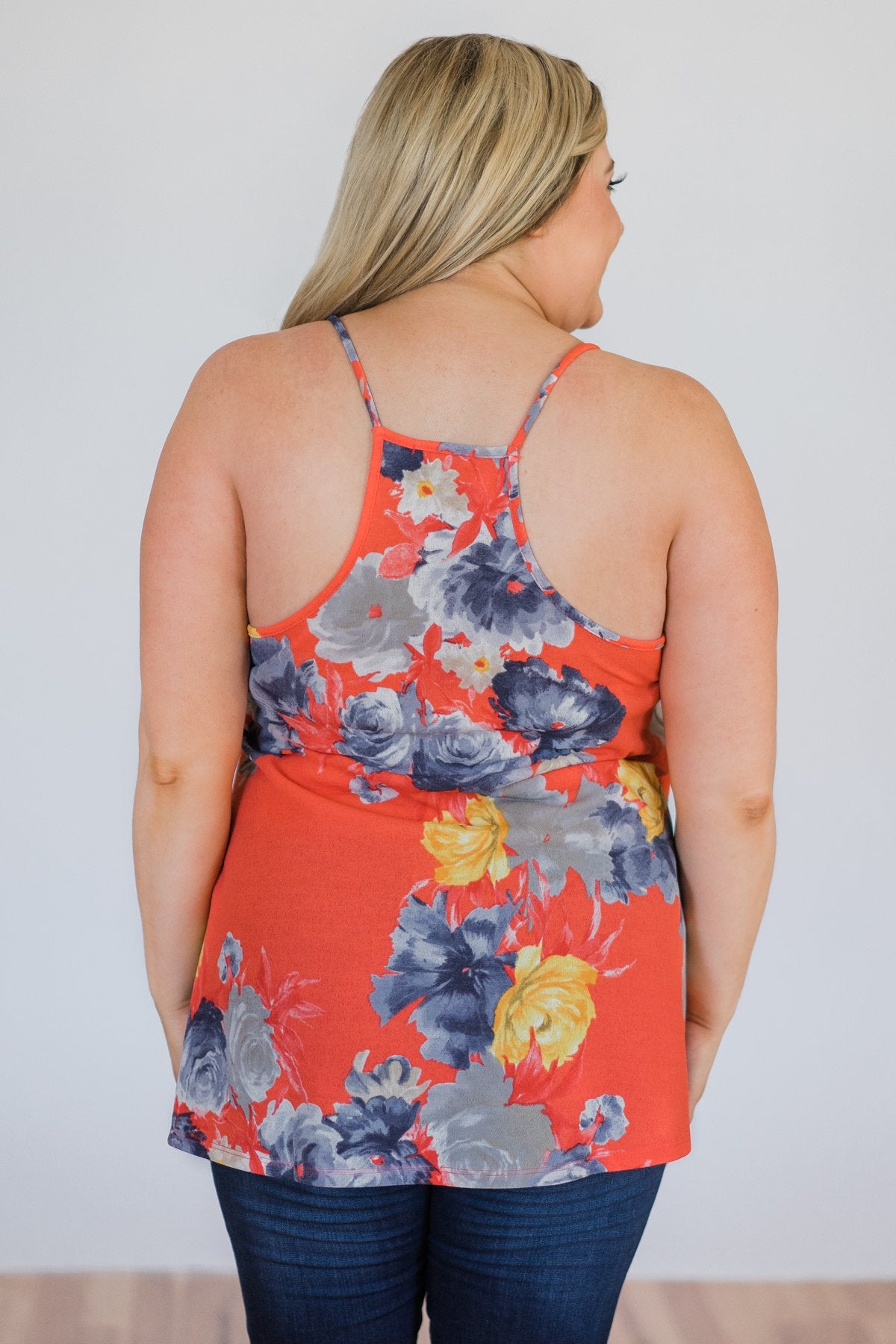 Lucky Coral Tank Top - Floral – The Pulse Boutique