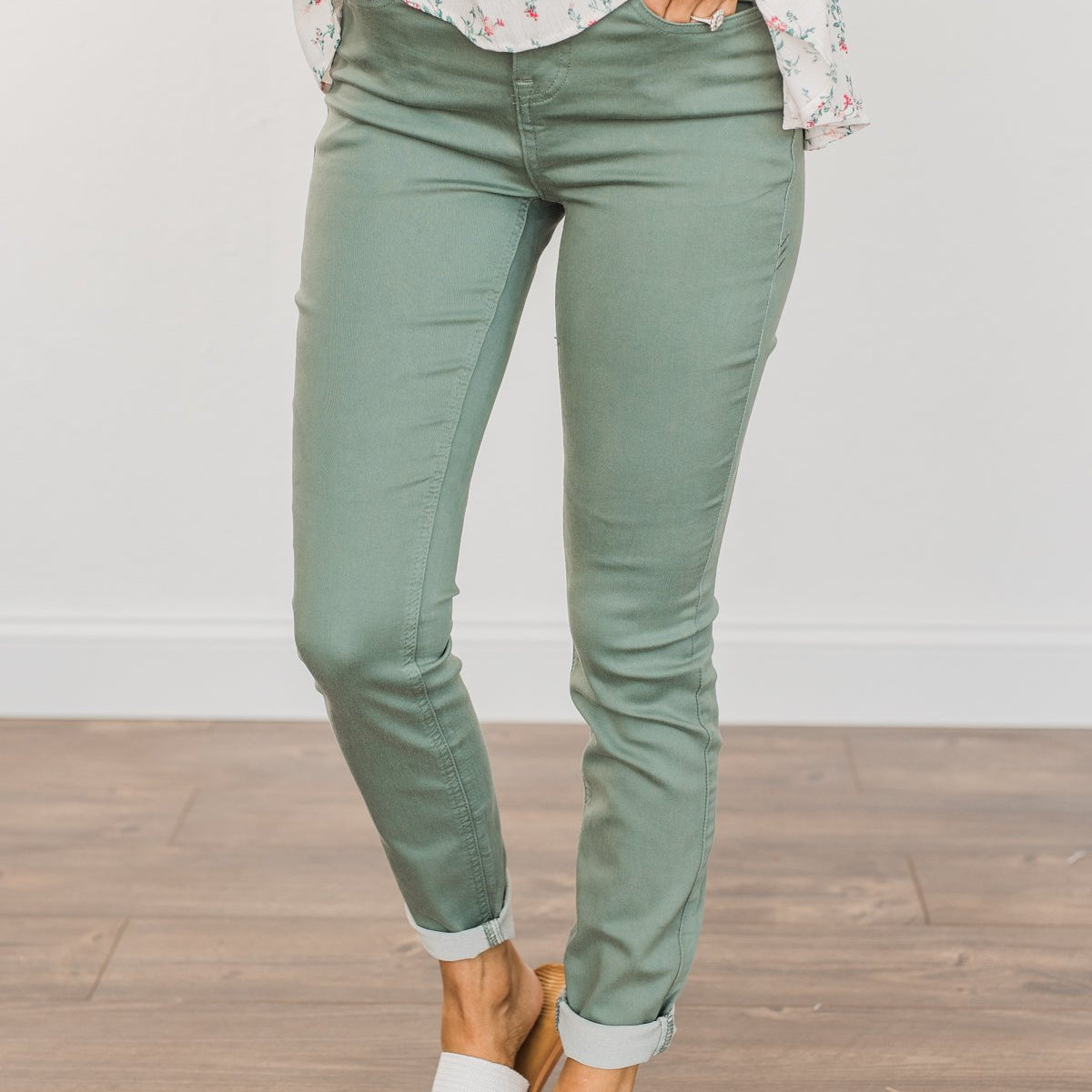 Rubberband Stretch Skinny Jeans- Paris Wash – The Pulse Boutique