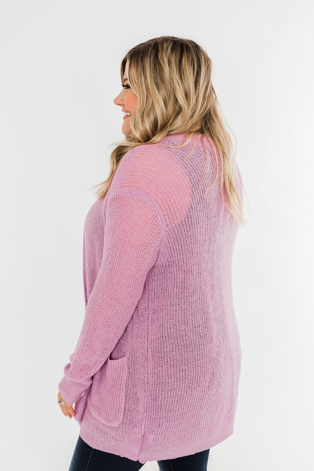 Layered With Love Knitted Cardigan- French Rose – The Pulse Boutique