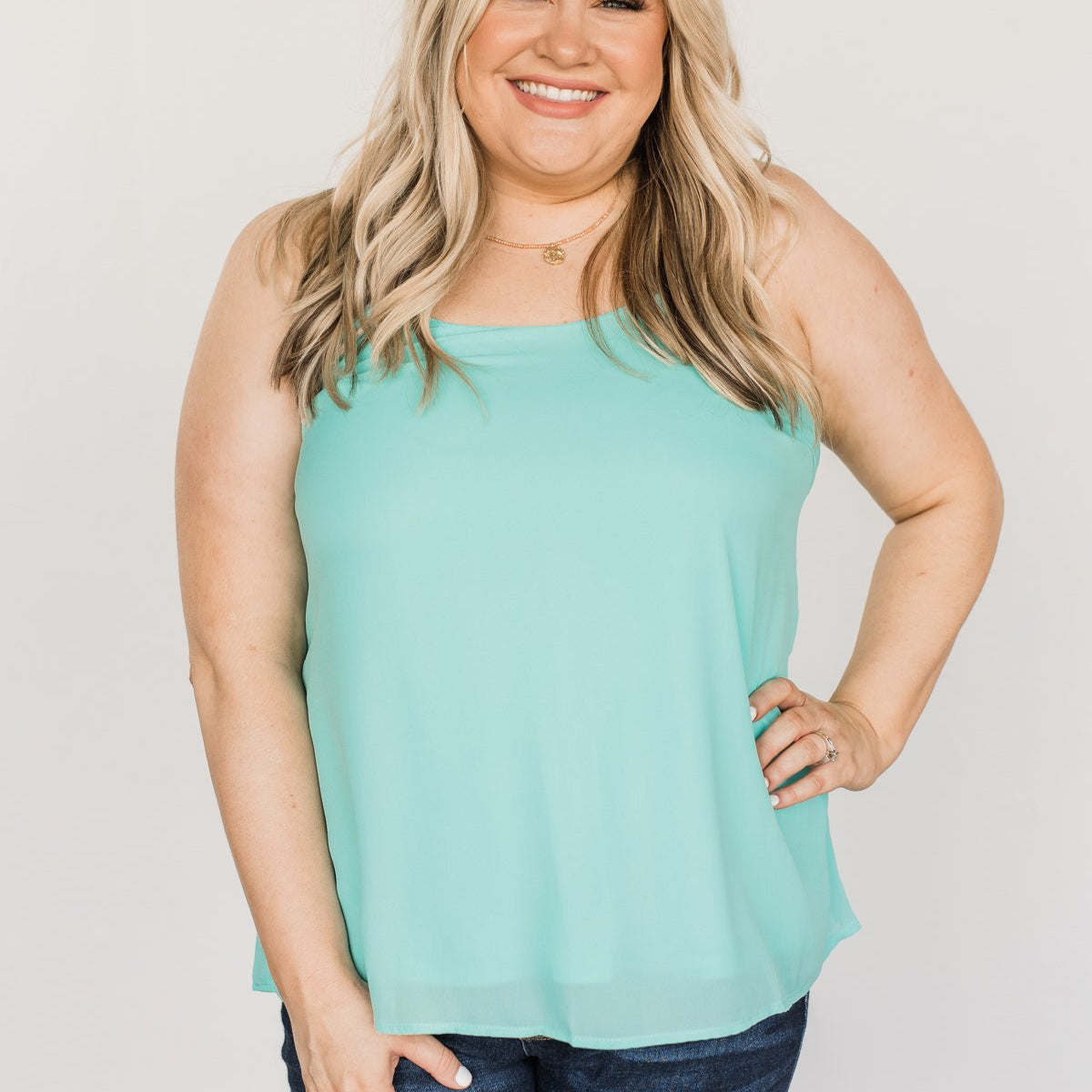 Must Have Been Love Tank Top- Mint Blue – The Pulse Boutique