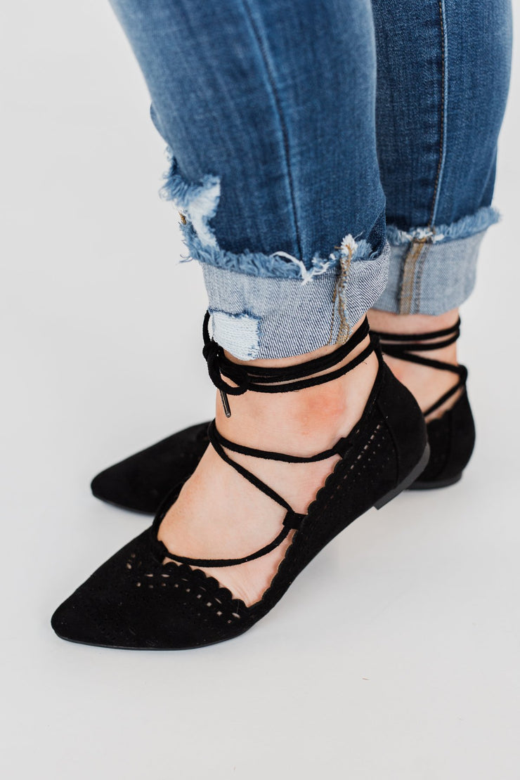 Not Rated Waati Flats- Black – The Pulse Boutique