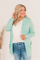 Essential Cardigan- Mint – The Pulse Boutique