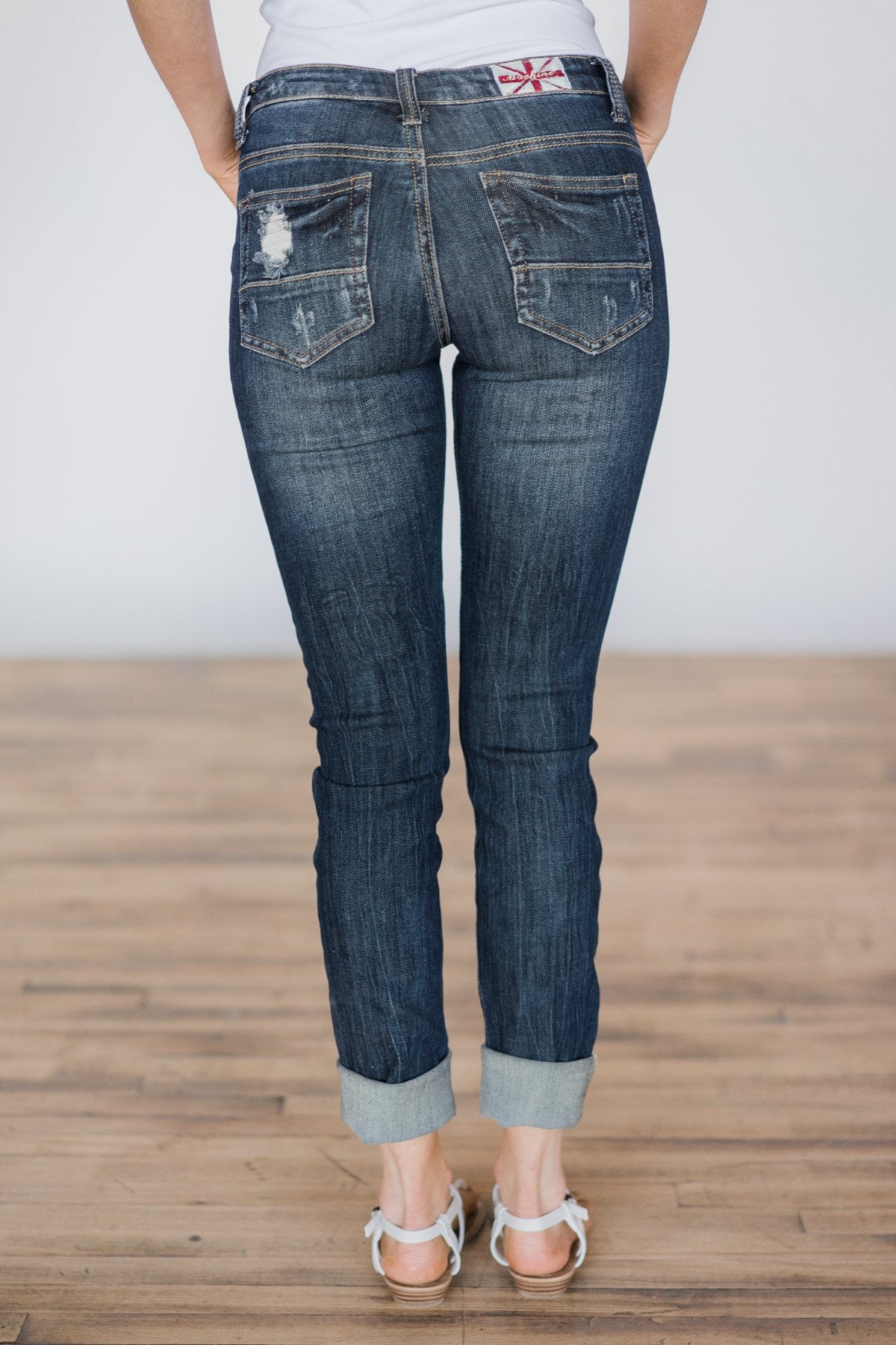 Machine Jeans - Michelle Dark Wash – The Pulse Boutique