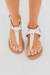 Soda String Sandals- White – The Pulse Boutique