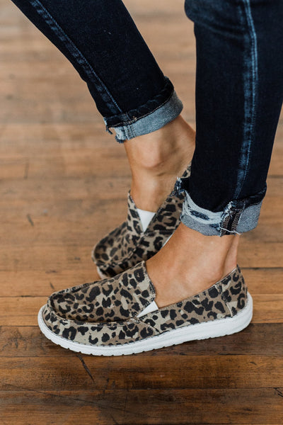 Gypsy Jazz Simi Sneakers- Leopard – The Pulse Boutique