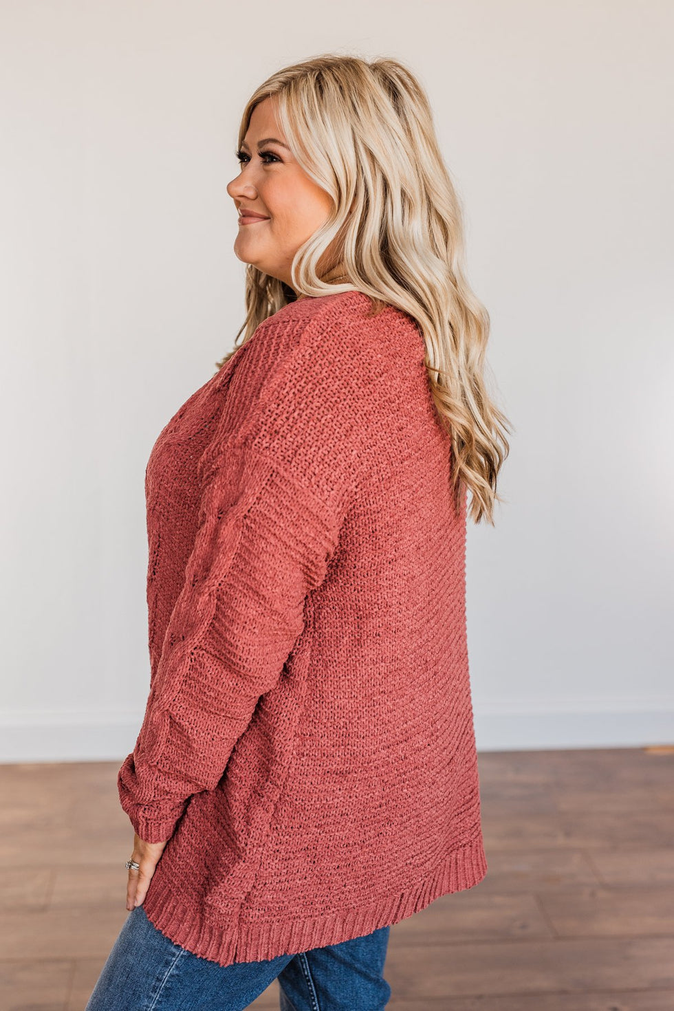 Apple Spice Knit Cardigan- Brick – The Pulse Boutique