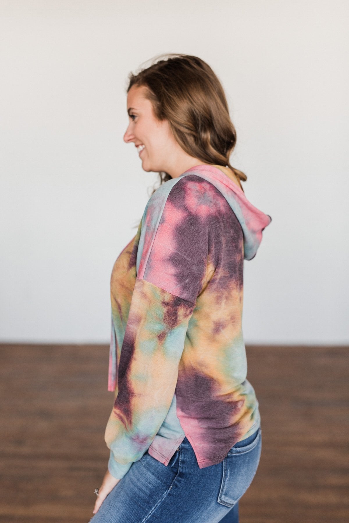 A Colorful Life Tie Dye Hoodie- Multi-Color – The Pulse Boutique