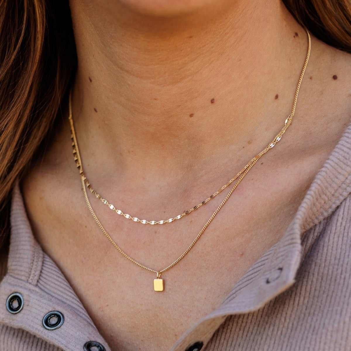 Sparkle More 2-Tier Necklace- Gold – The Pulse Boutique
