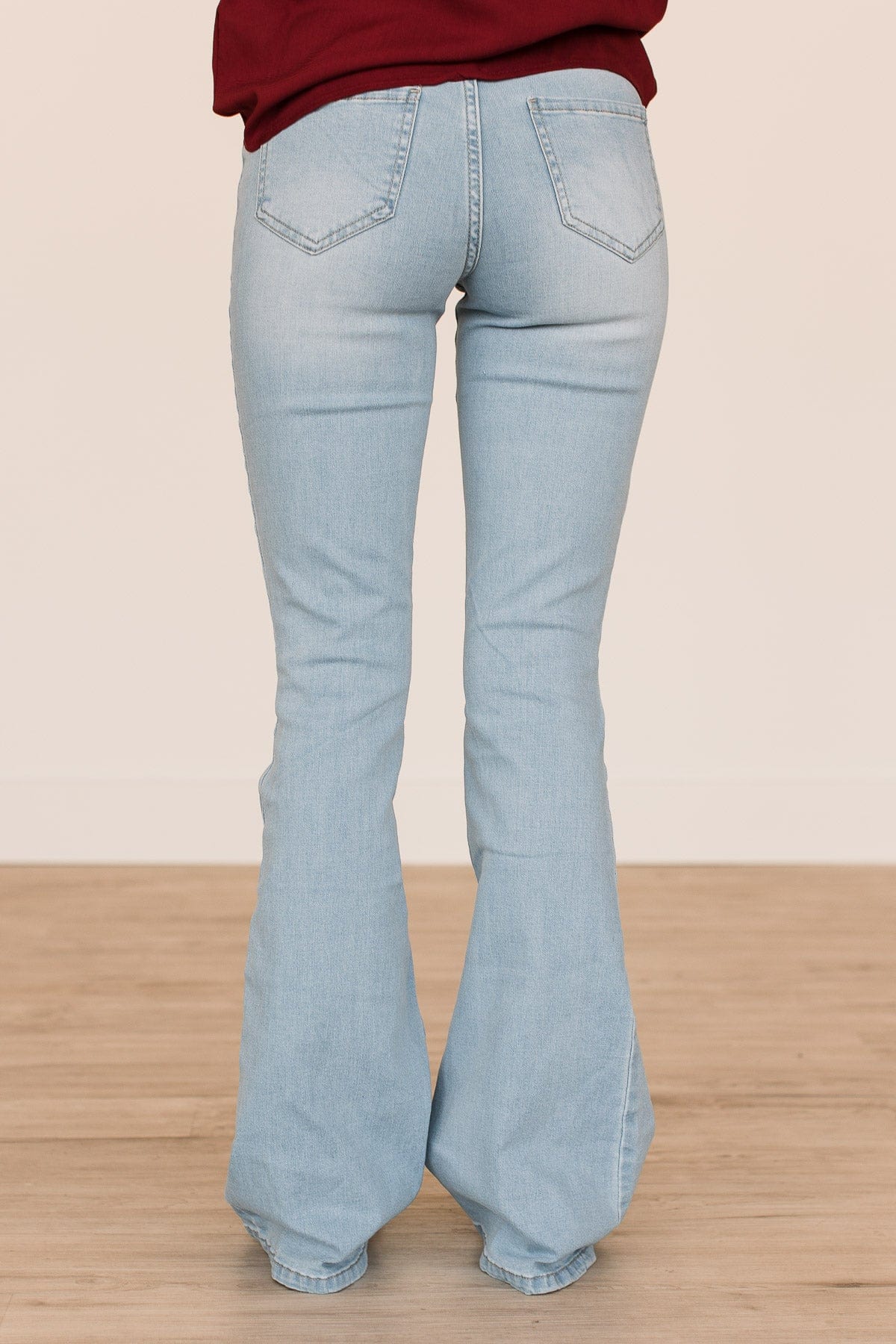 YMI High-Rise Flare Jeans- Miriam Wash – The Pulse Boutique