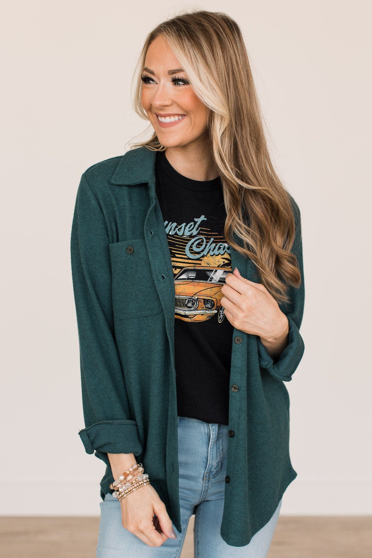 Thread & Supply Free Falling Lightweight Jacket- Dark Teal – The Pulse ...