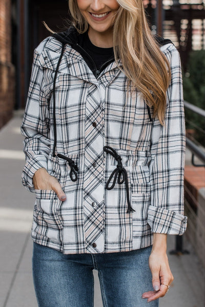 Infinite Possibilities Lightweight Jacket- Ivory & Black – The Pulse ...