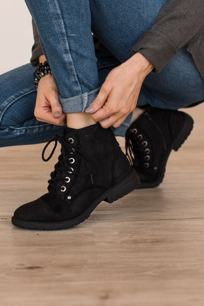 Very G Birdie Booties- Black – The Pulse Boutique