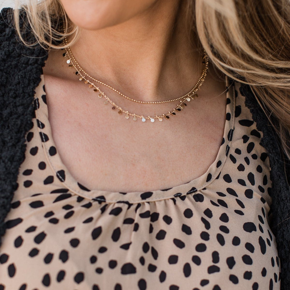 Dazzling Beauty 2-Tier Necklace- Gold – The Pulse Boutique