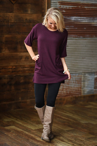 Oh So Comfy Tunic Top – The Pulse Boutique