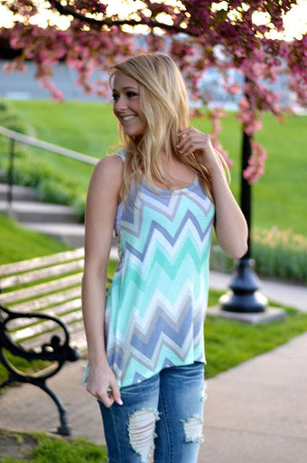 Sassy in Mint Tank Top – The Pulse Boutique