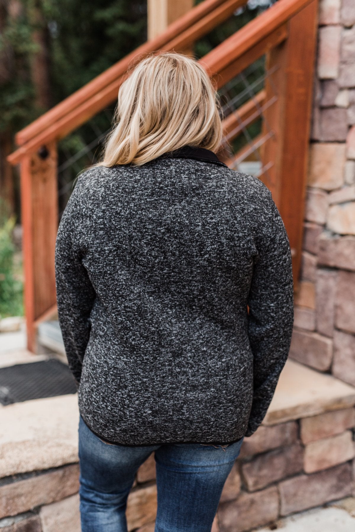 Pulse Exclusive Quarter Button Pullover- Charcoal – The Pulse Boutique